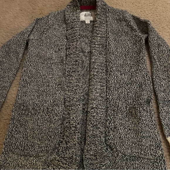 Roots | Sweaters | Roots Cotton Cabin Open Cardigan Knit Pocket Shawl ...